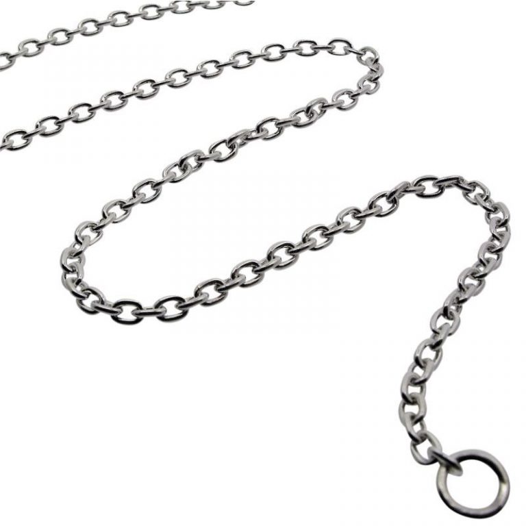 Silver Chain - Medium belcher chain