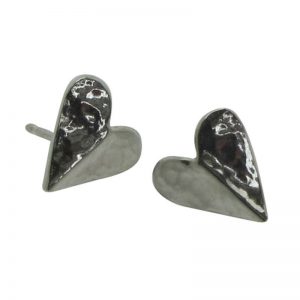 Pre-Raphaelite Heart Earrings