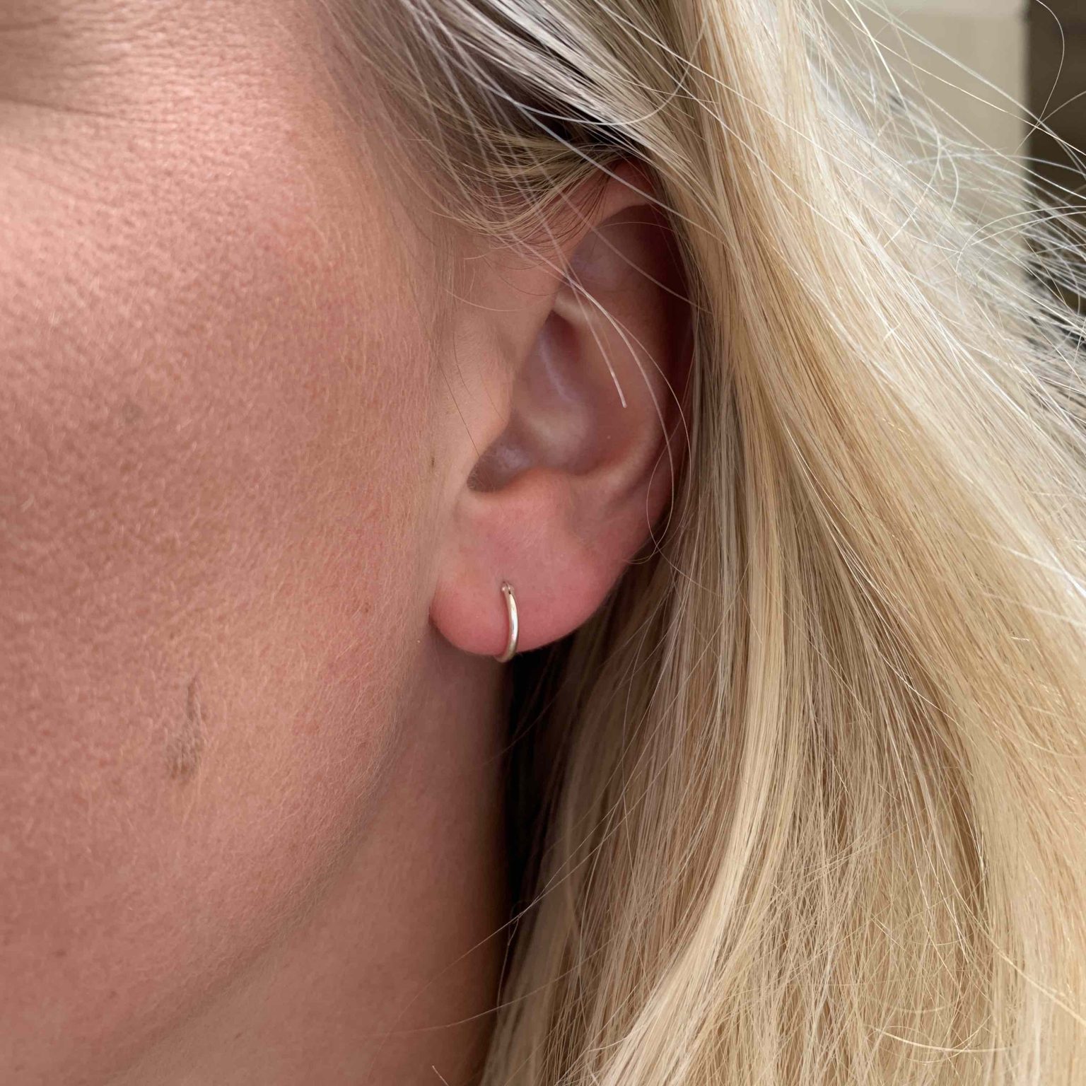 10mm Hoop Earrings - The Silver Shop of Bath