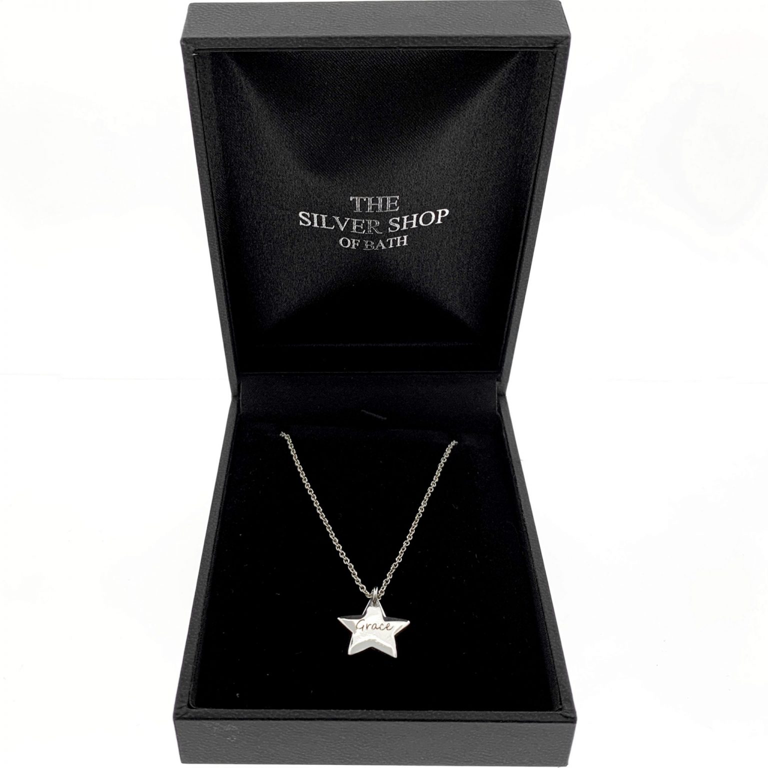 Personalised Star Necklace - The Silver Shop of Bath